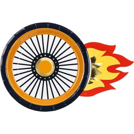 Hot Racing Wheel Party Plates I Racing Car Party Supplies UK - My Dream ...
