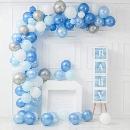 White Transparent Baby Balloon Boxes I Baby Shower Decorations - My ...