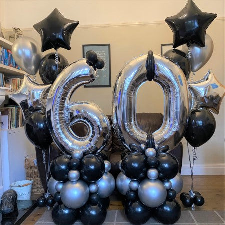 Personalised Balloon Number Column I Bespoke Balloons Ruislip - My ...