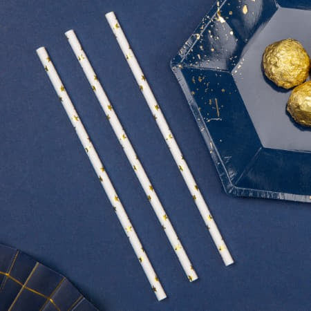 Gold Star Straws I Pretty Gold Tableware & Decorations I UK - My Dream ...