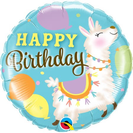 White Llama Balloon I Llama Fiesta Party I UK