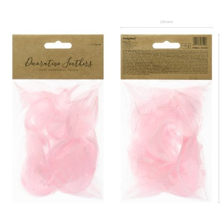 Light Pink Feathers I Pretty Party Craft Supplies I UK - My Dream Party ...