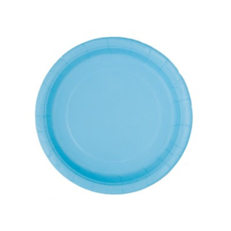 Blue Round Party Plates I Cool Blue Party Tableware & Decorations I UK ...