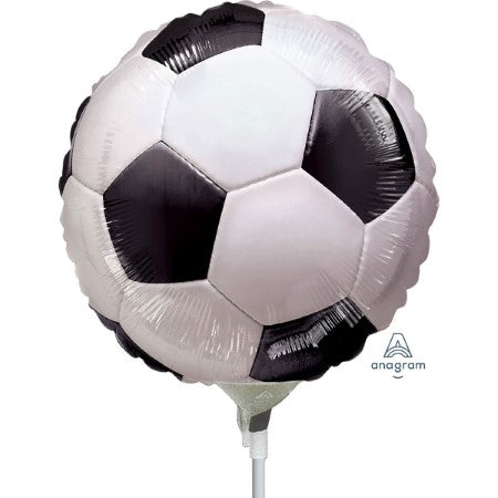 Small Black and White Football Balloon I Football Party Decorations ...