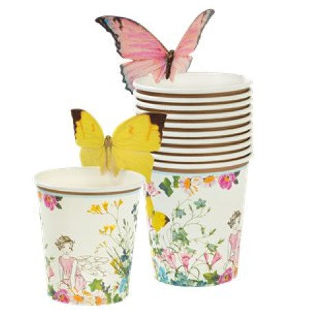 Truly Fairy Cups with Butterfly Detail I Fairy Party Tableware I UK ...
